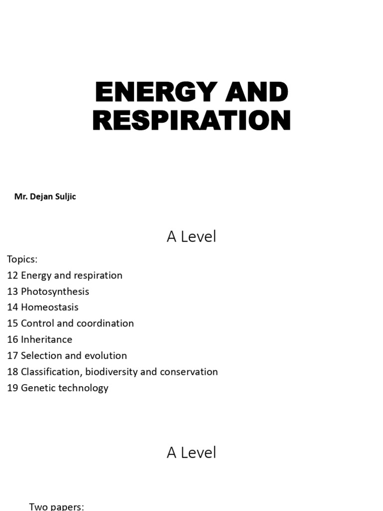 AL Unit 1 Lesson 1-2 | PDF | Adenosine Triphosphate | Cellular Respiration