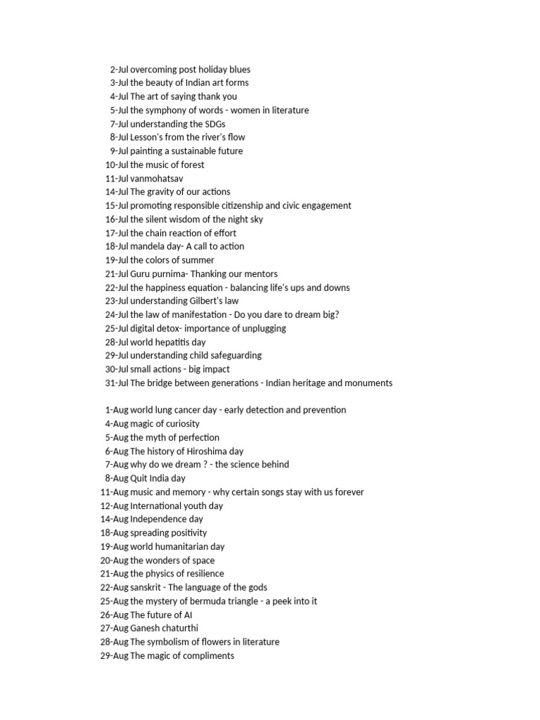 Assembly Class 6-12 | PDF