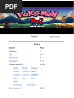 Event List For Pokémon H' Version | PDF