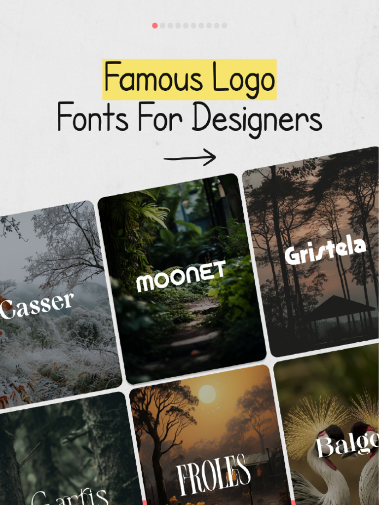 Famous Logo Fonts For Designers | PDF