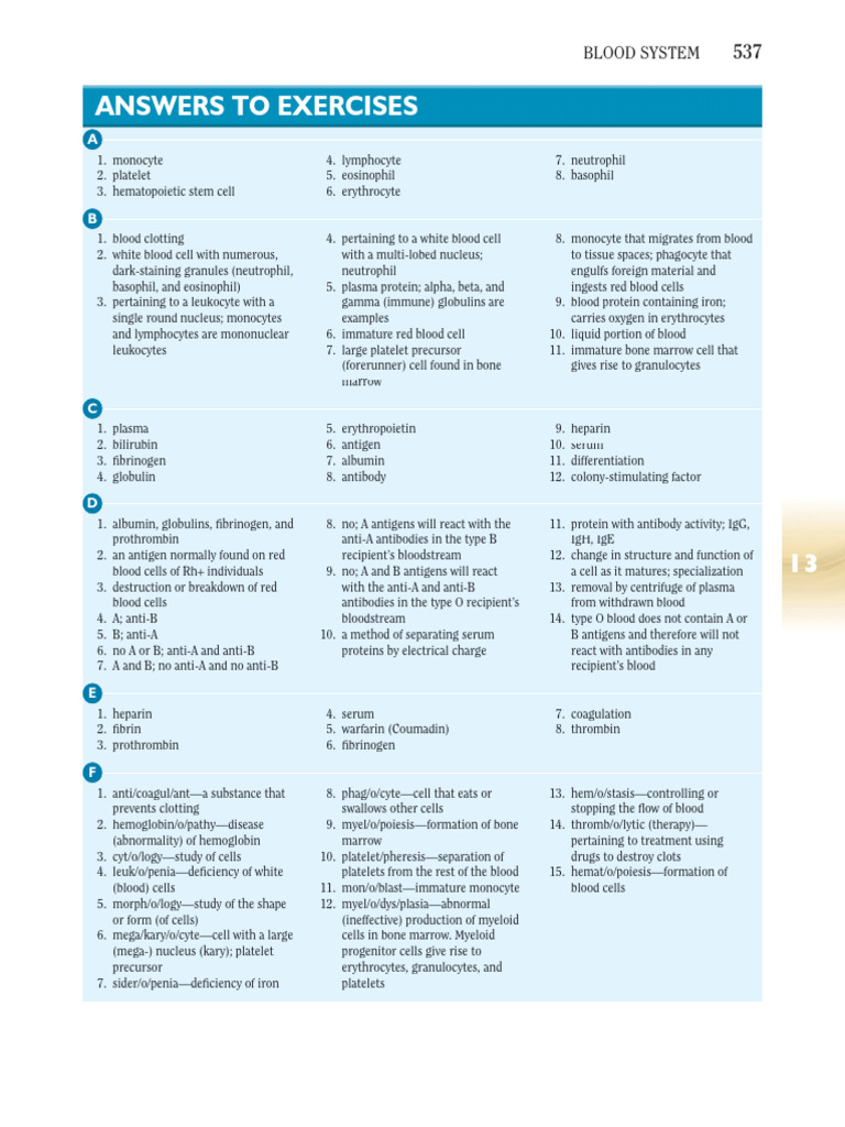 Blood System | PDF | White Blood Cell | Blood Cell