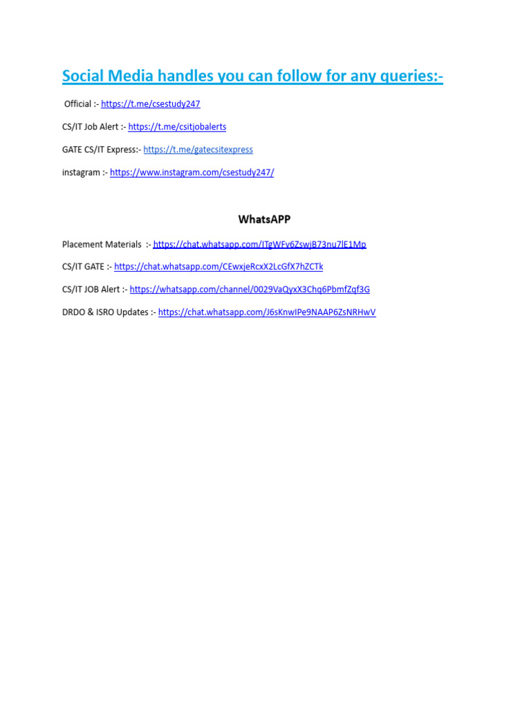 Algorithms PW Notes by CSE Study247 | PDF