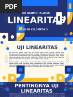 Uji Linearitas Kelompok 5 | PDF | Metode & Bahan Ajar
