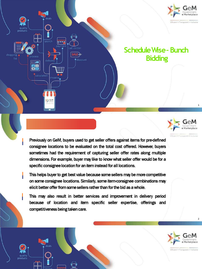 Schedule Wise Bunch Bidding 1685429270 | PDF | Business