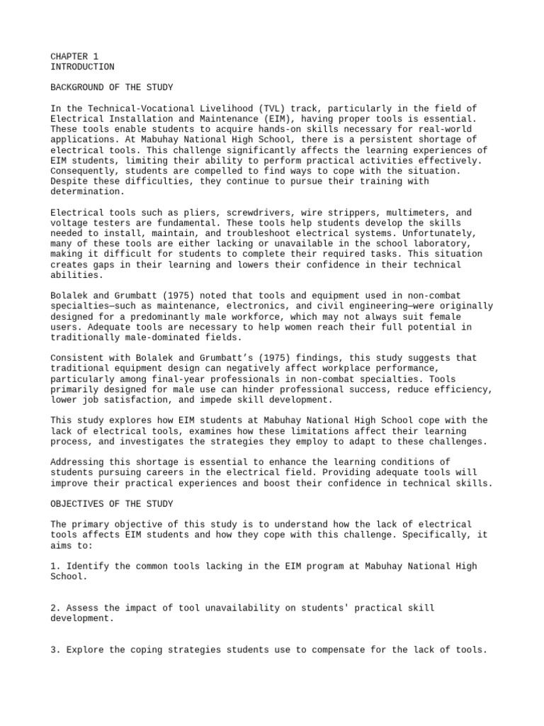 Chapter 1-Wps Office TVL Eim | PDF