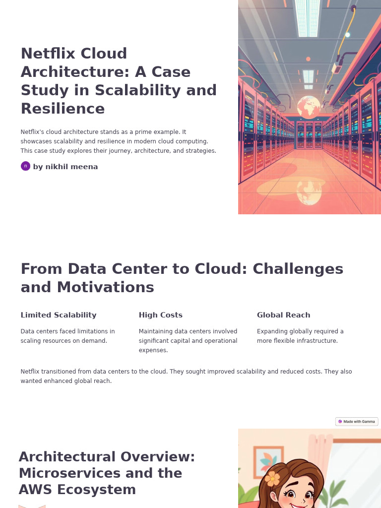 Netflix Cloud Architecture A Case Study in Scalability and Resilience | PDF | Scalability ...
