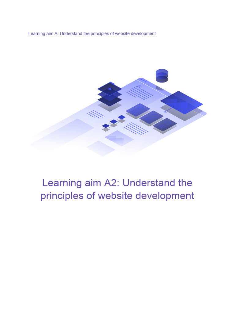 Learning Aim A2 - Report | PDF