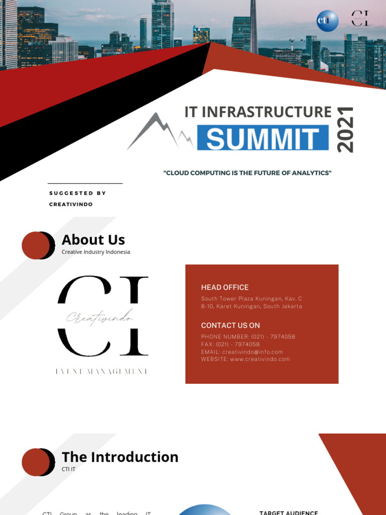 Cti It Infrastructure Summit 2021 | PDF | Computing