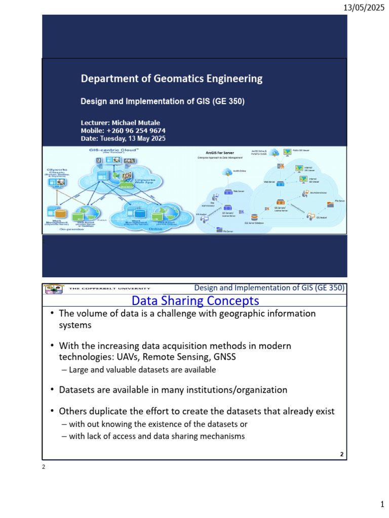 GIS Data Sharing Protocols Overview | PDF | Geographic Information ...