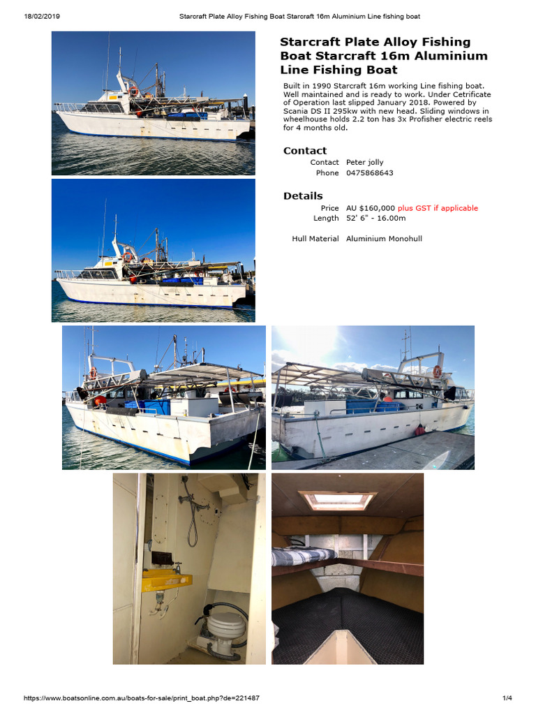 16m Aluminium Line Fishing Boat | PDF | Watercraft | Materials