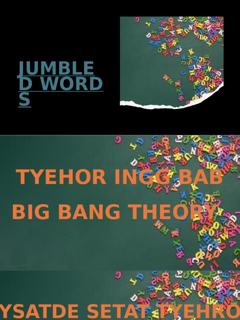 Jumbled Words | PDF