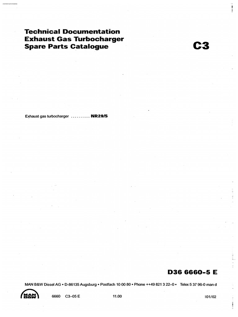 C3 Spare Parts Catalogue NR29S | PDF