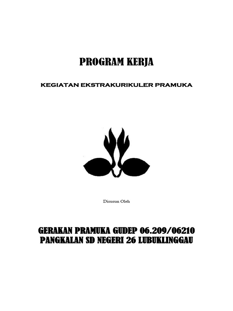 Program Kerja Pramuka 2024 | PDF