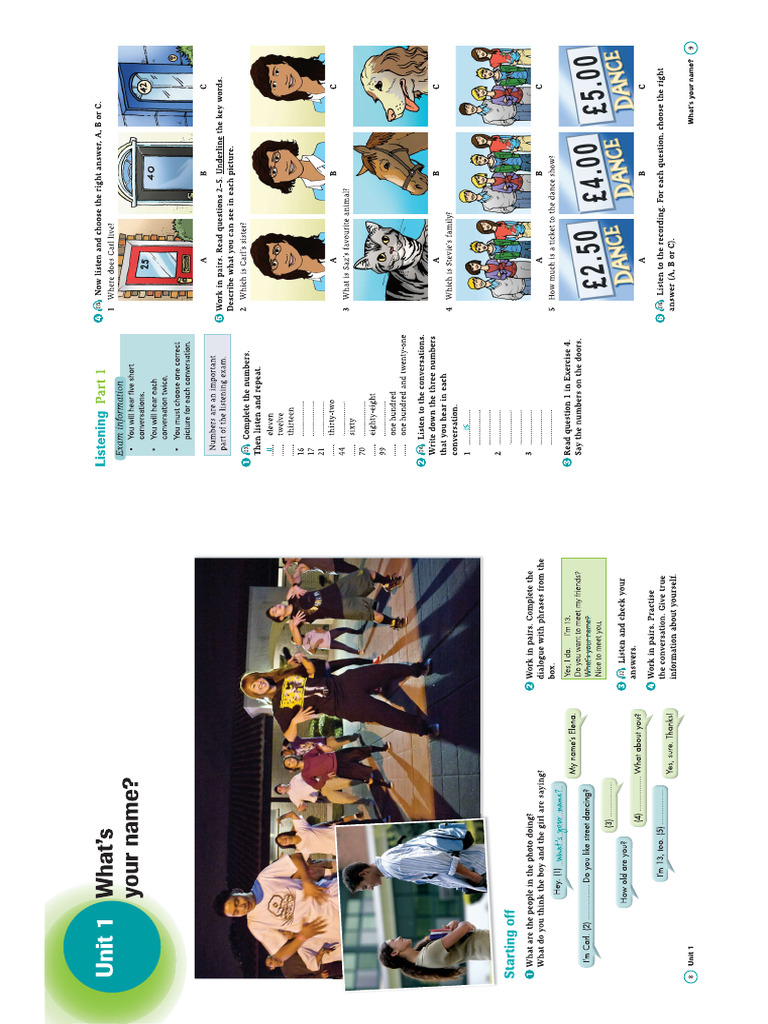 Unit 1-2 Students'Book | PDF