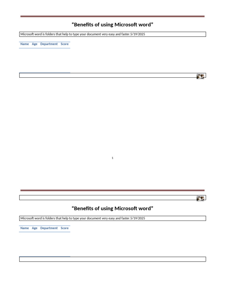 Benefits of Using Microsoft Word | PDF