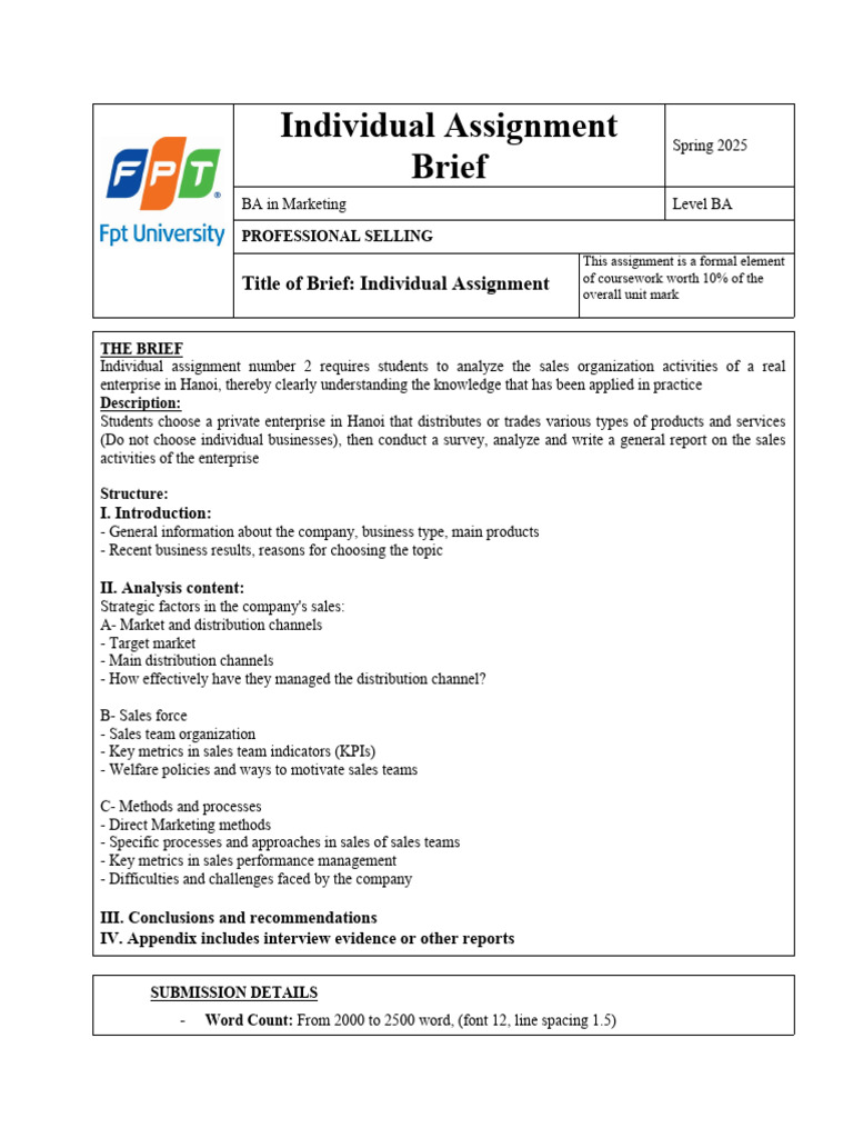 Ind Assignment 2 - SAL301 (SU25) | PDF | Performance Indicator | Evaluation