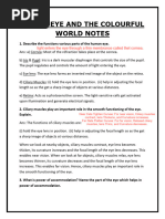 Human Eye and Colourful World Important Questions For CBSE Class 10 ...