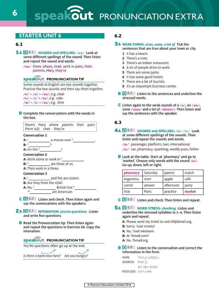 Pronunciation Practice: Sounds & Spelling | PDF | Oral Communication ...