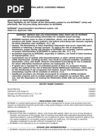 Butec Transdermal Patch Patient Guide | PDF | Analgesic | Opioid