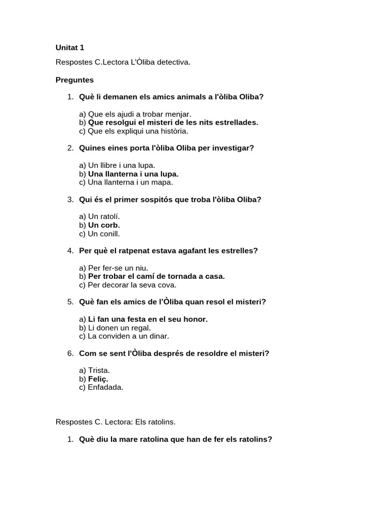 Solucions Unitat 1 | PDF