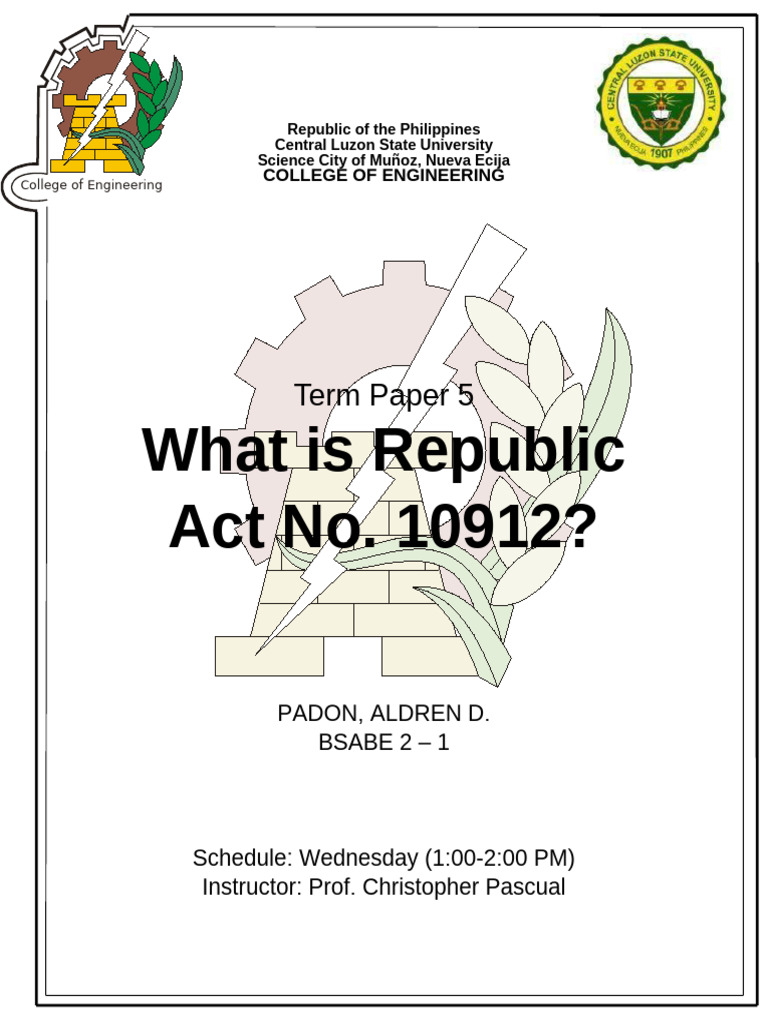 Bsabe 2 1 Term Paper 5 Padon Aldren D | PDF | Professional Development ...