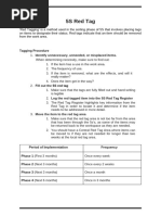 Red Tag Register How To PDF | PDF | Personal Protective Equipment ...