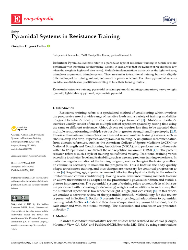Encyclopedia 01 00035 | PDF | Strength Training