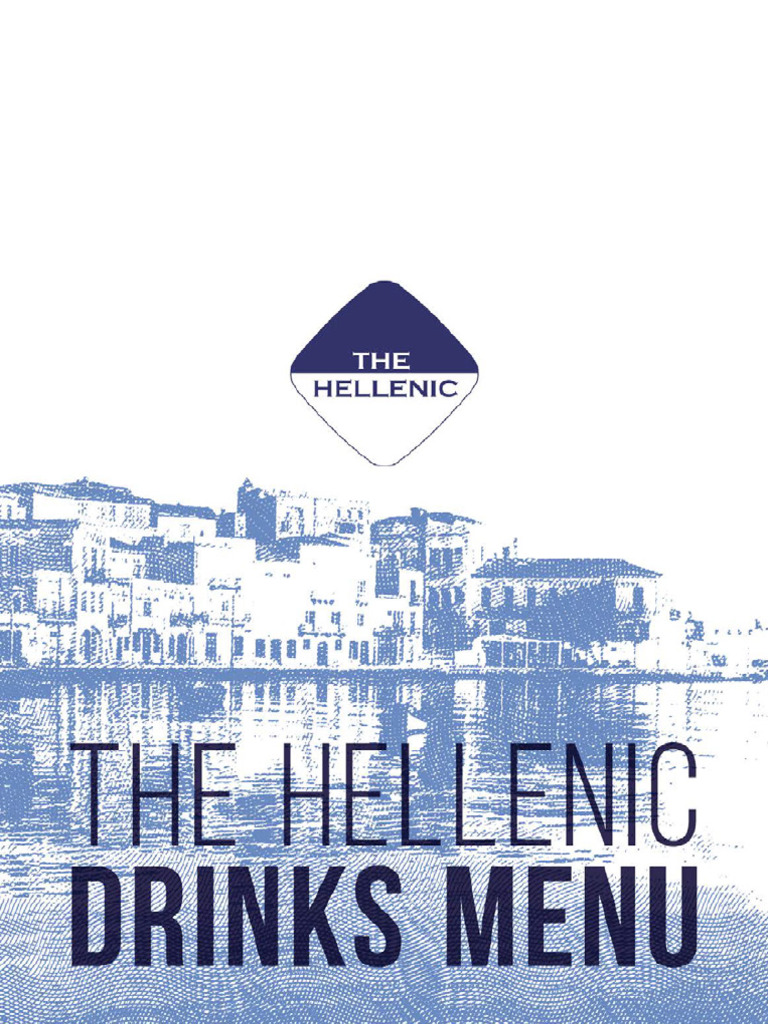 Hellenic Drinks Menu V6 Interactive Proof | PDF | Drink | Cocktails
