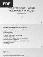 Multimedia FRP Sand Filter Design Table PDF | PDF | Filtration ...