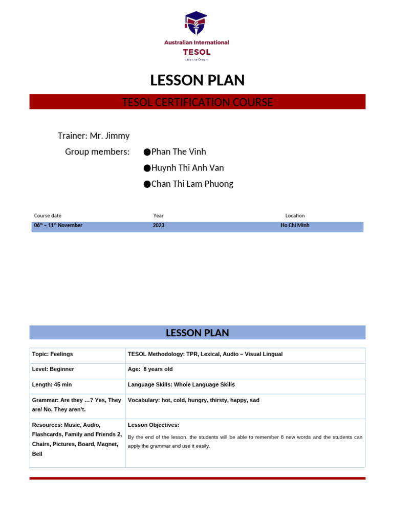 Landscape - Lesson Plan - Ub Kids | PDF | Learning | Human Communication