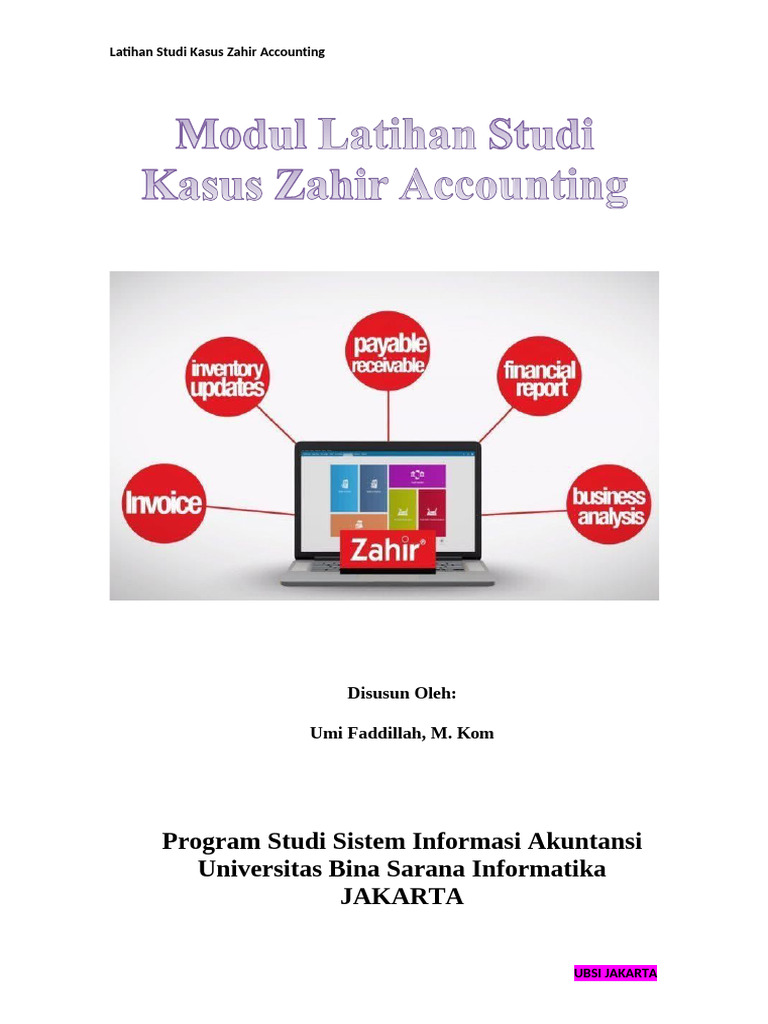 Modul Latihan Studi Kasus Zahir | PDF | Pengelolaan Keuangan & Uang | Hukum