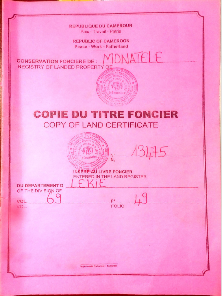 TF 19475 de Awono Molo 2 | PDF