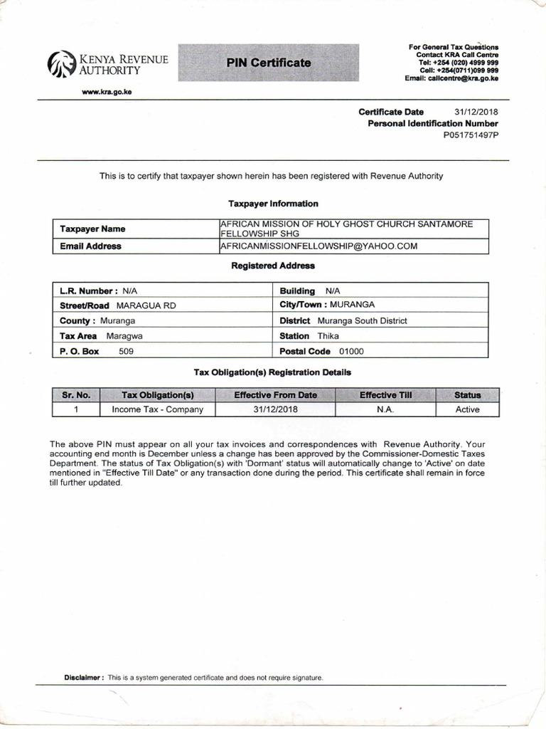 African Mission KrA | PDF