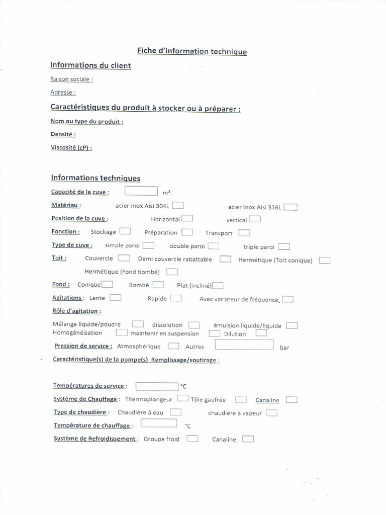 Fiche D'information Technique - 2 | PDF