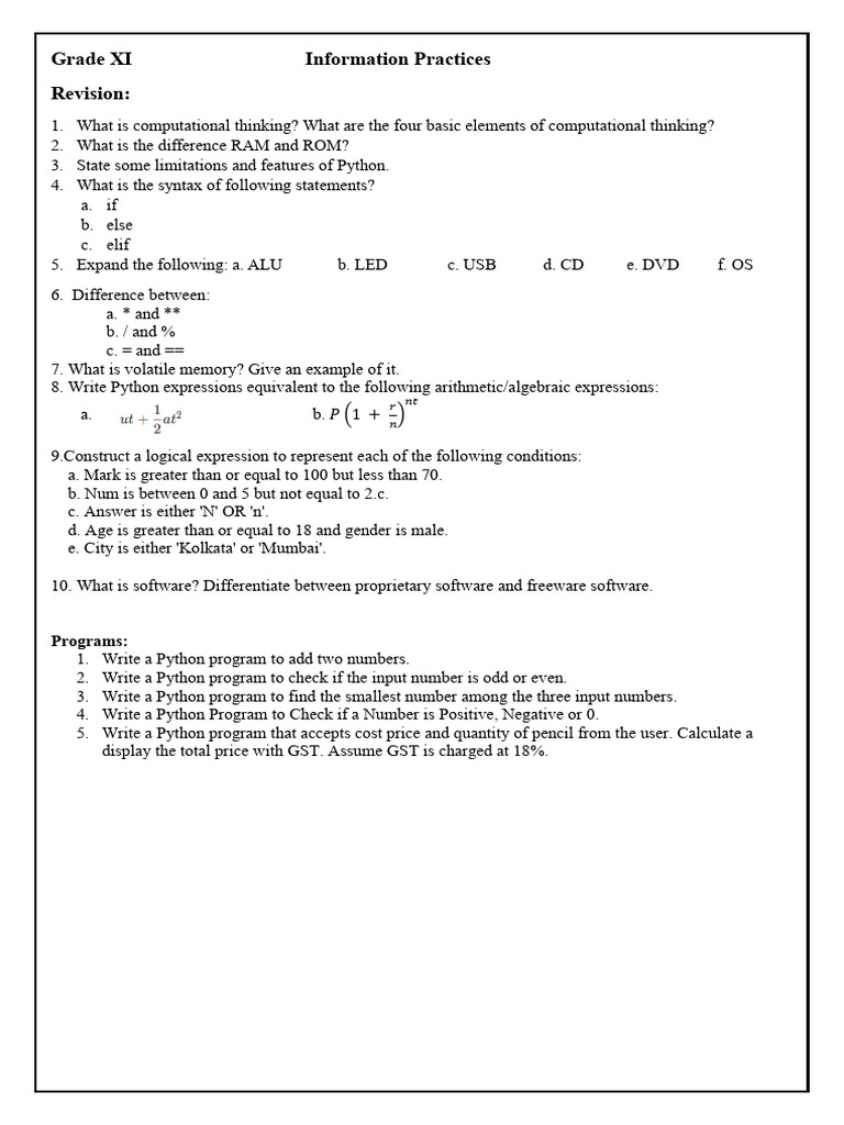 XI - Assignment 2 - Notebook | PDF