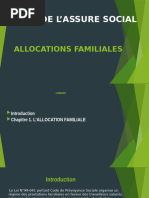 Allocations Familiales Presentation | PDF
