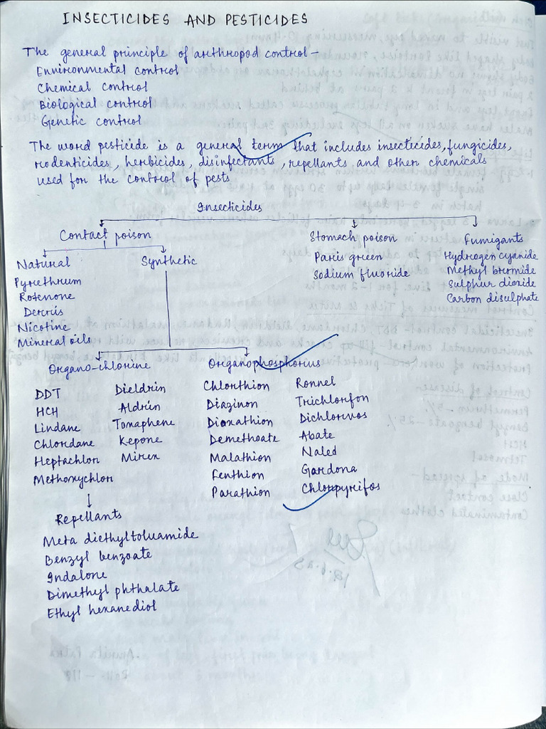 Insecticides and Pesticides | PDF