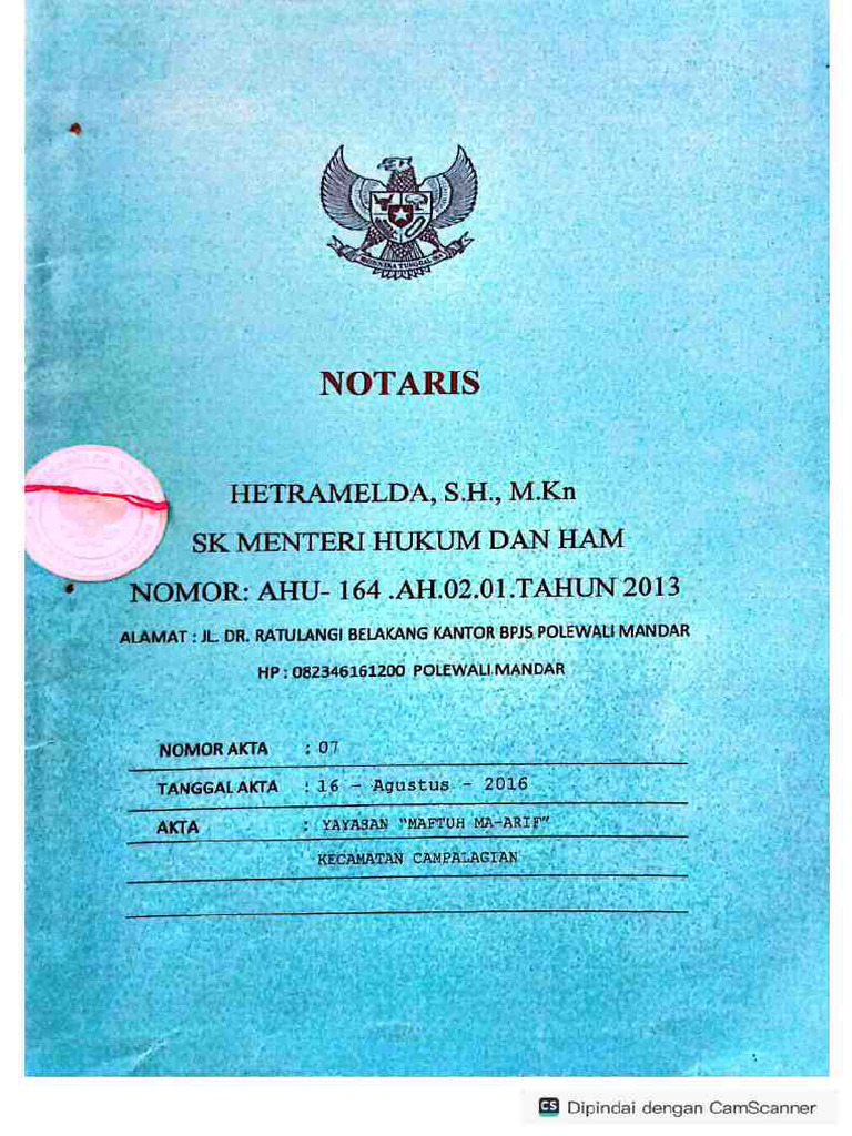 AKta Notaris Maftuh Ma'Arif Suruang - Copy_11zon | PDF