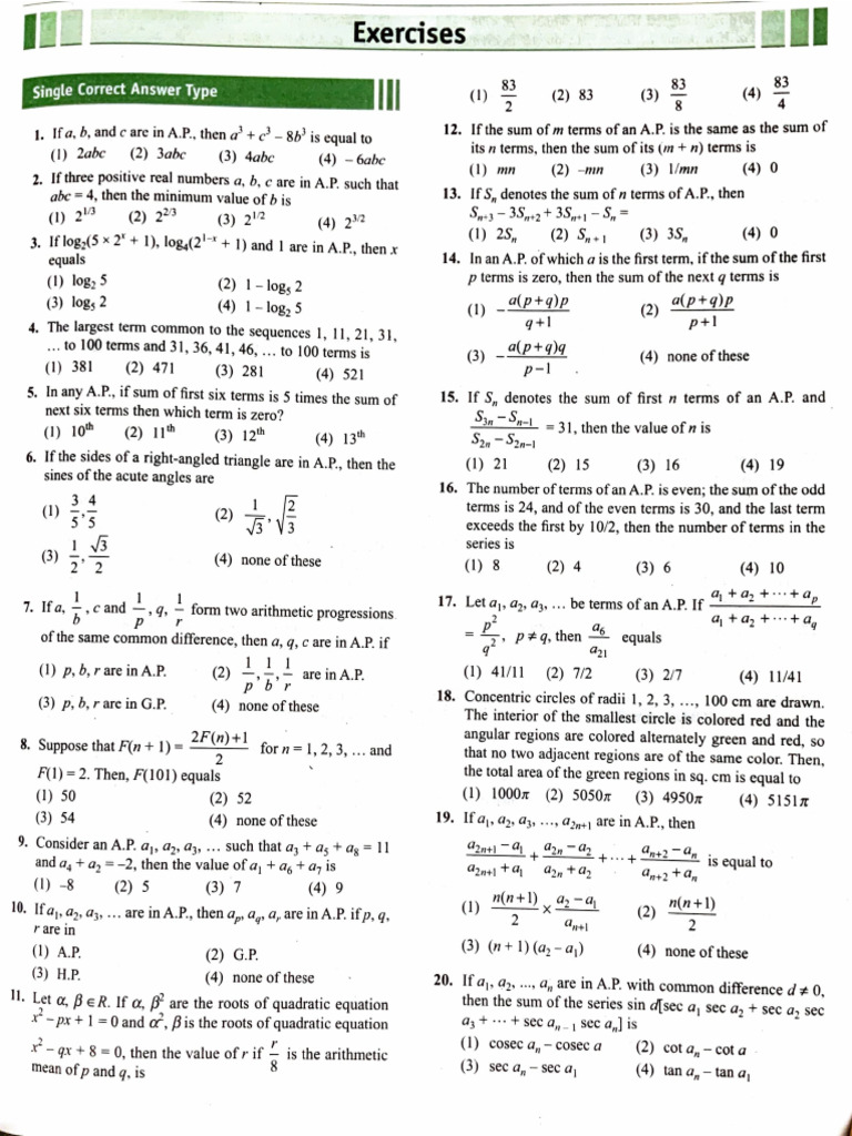 Sequence Series DPP Code C Part 2 | PDF | Elementary Geometry | Mathematical Concepts