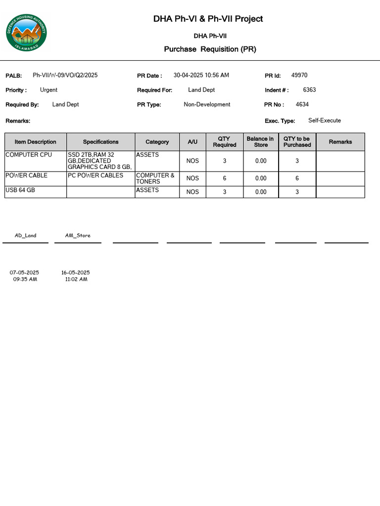 Purchase_Requisition_Report2 (2) | PDF