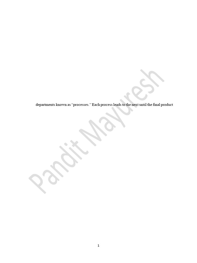 Process Costing | PDF | Valuation (Finance) | Profit (Economics)