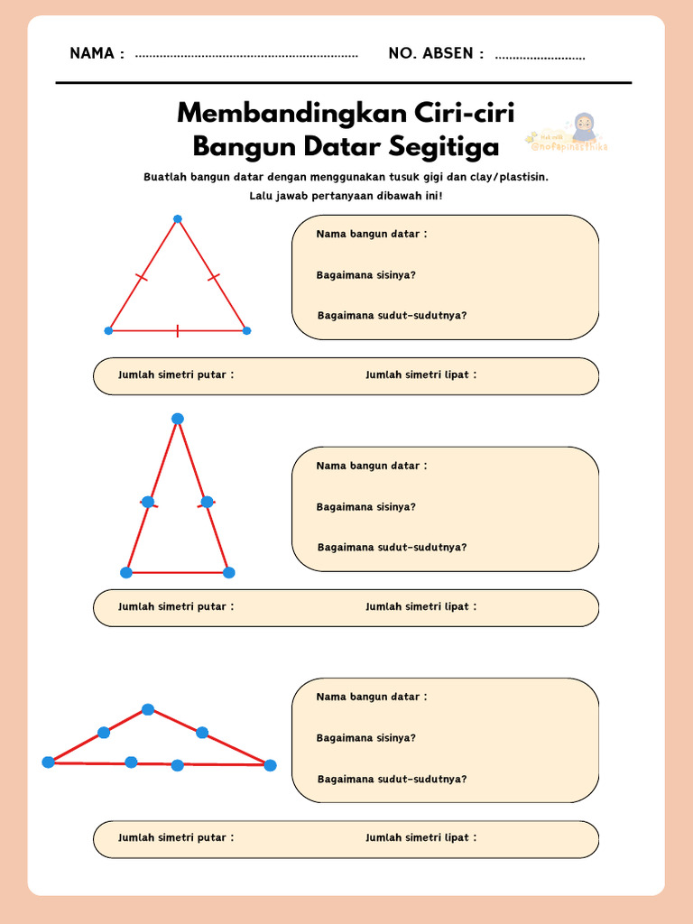 LKPD MEMBANDINGKAN SEGITIGA | PDF