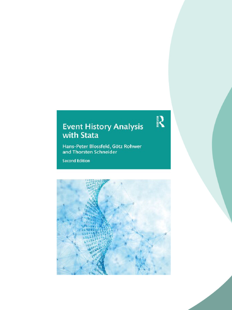 Event History Analysis With Stata 2nd Edition Hans-Peter Blossfeld PDF Download | PDF | Logistic ...