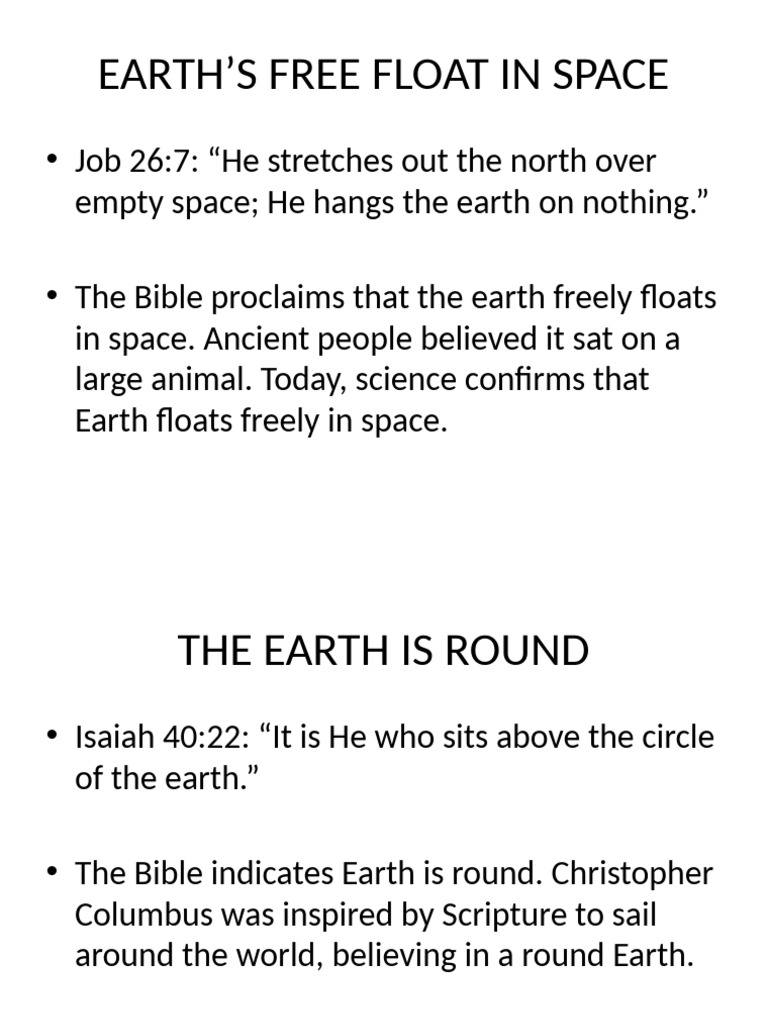 Biblical Insights on Science and Nature | PDF | Bible | Water Cycle