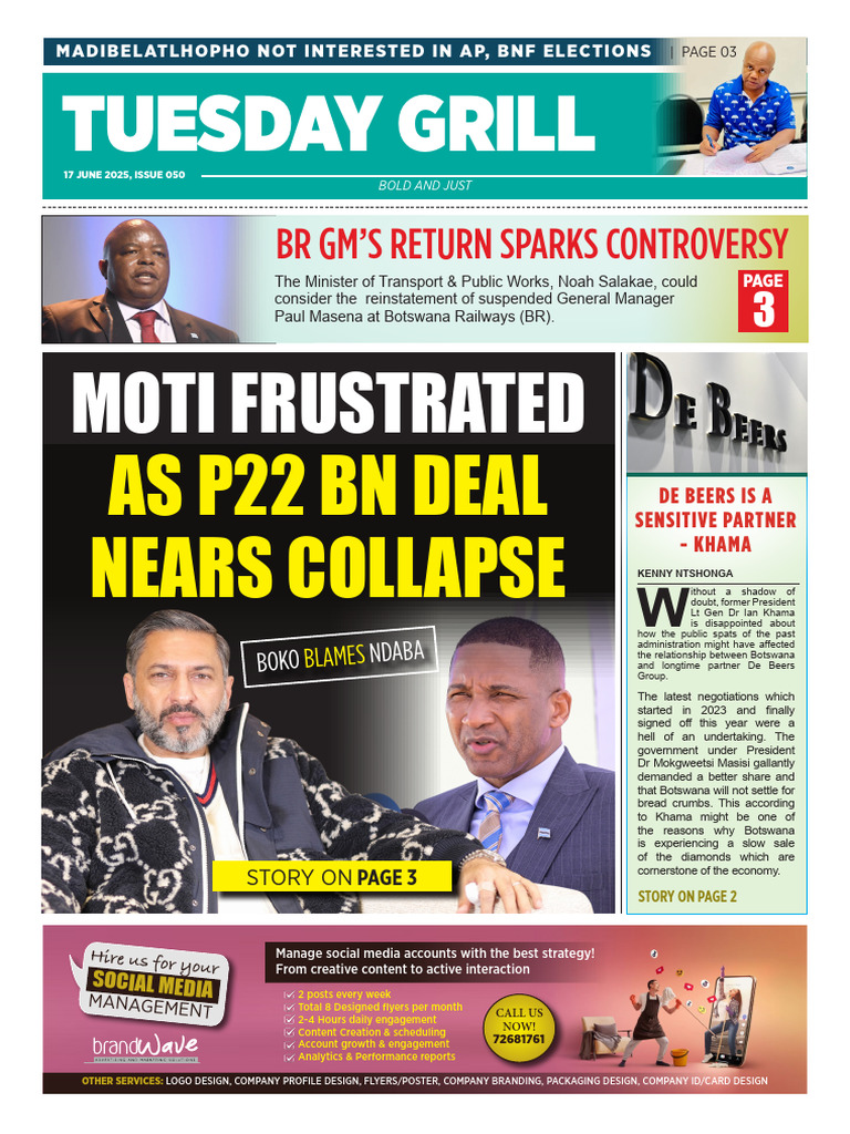 Tuesday Grill Issue 050 - 030836 | PDF | Botswana