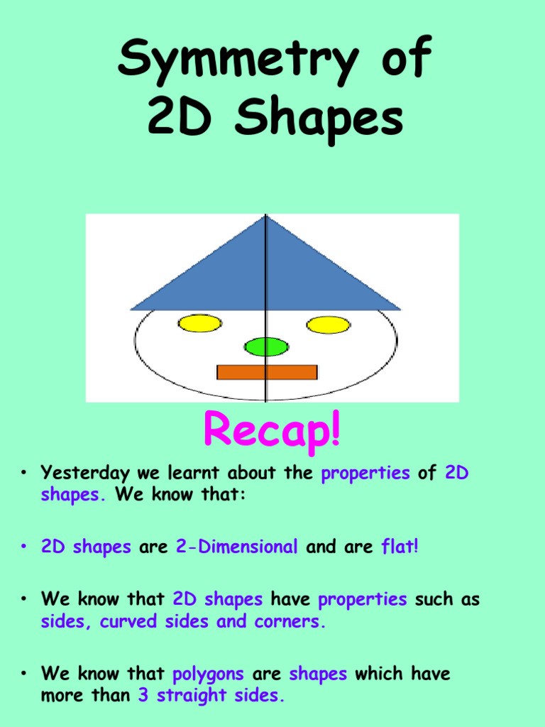 Understanding 2D Shape Symmetry | PDF | Shape | Symmetry