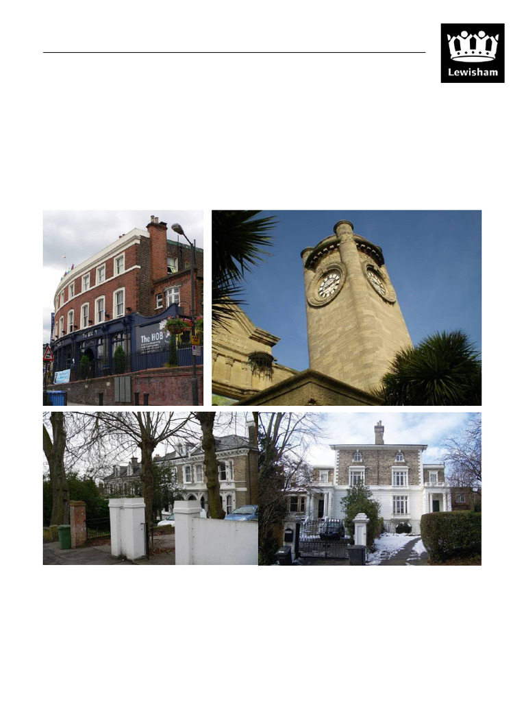 Forest Hill Conservation Area Overview | PDF | London