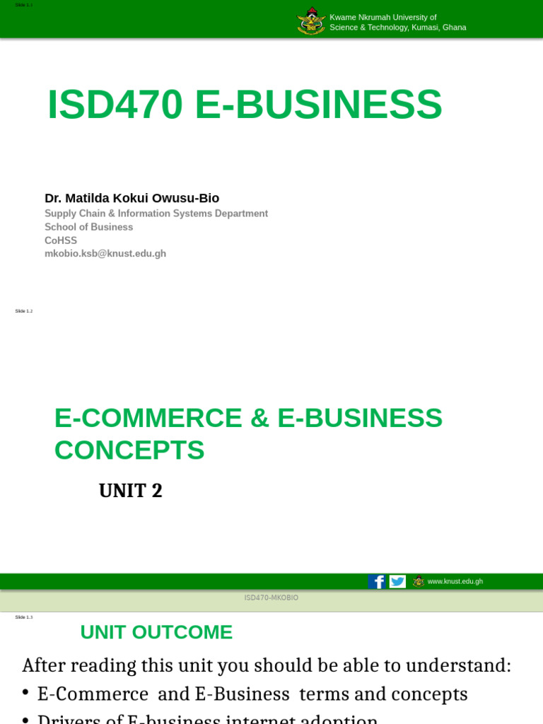 Unit 2 E-Commerce and E-Business Concepts 2023 | PDF | E Commerce | Electronic Business