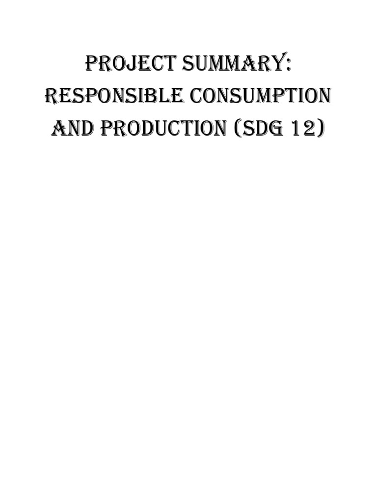 Project Summary | PDF