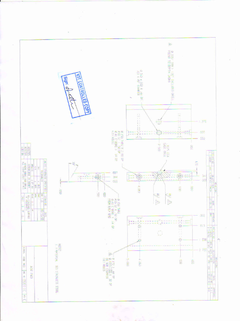 Air Pad Drawing | PDF